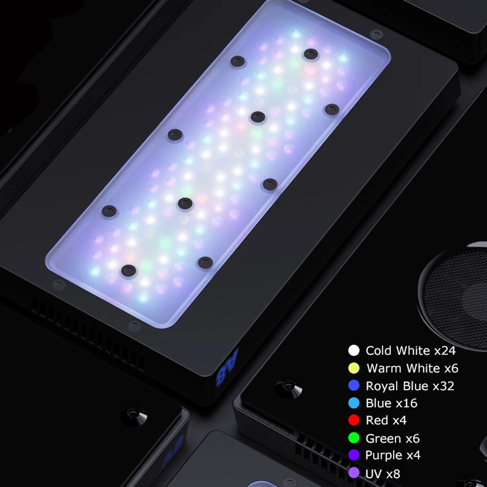 A8se 215W WiFi Full Spectrum LED Aquarium Lights for Saltwater Coral ...
