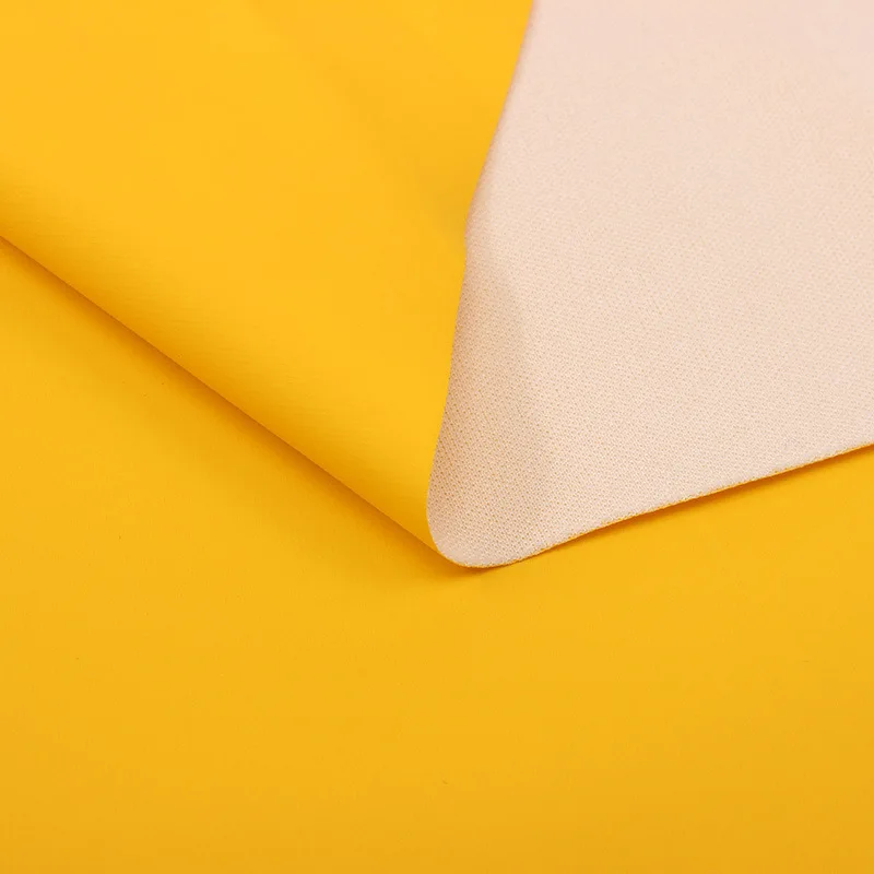 100% Polyester Knitted Laminated Waterproof Pu Coated Fabric For ...