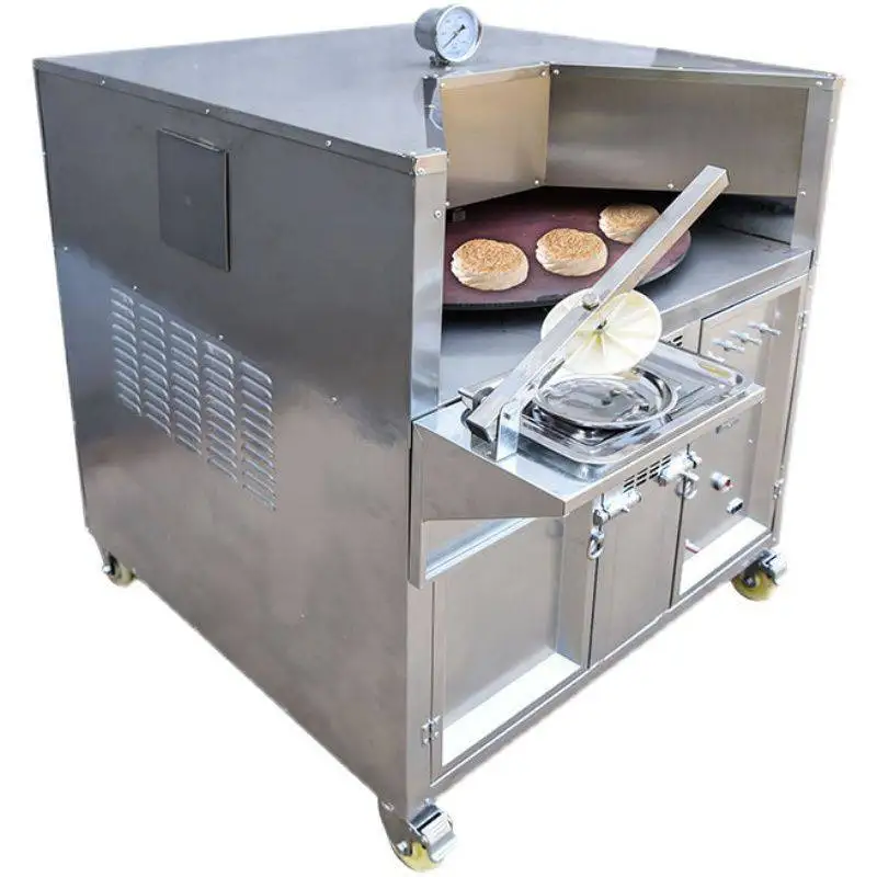 Rotary Roti Naan Tandoor Oven Machine Automatic Arabic Roti Maker ...