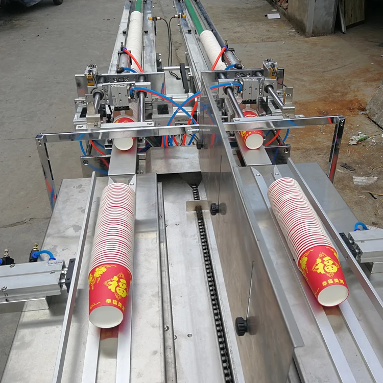 2024 Double-row Paper Cup Counting Machine Automatic High Speed ...