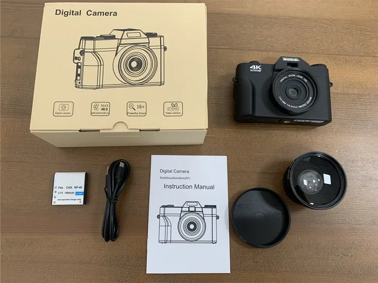 Auto Focus Macro Photography 4k Uhd Digital Camera R10 16x Digital Zoom ...