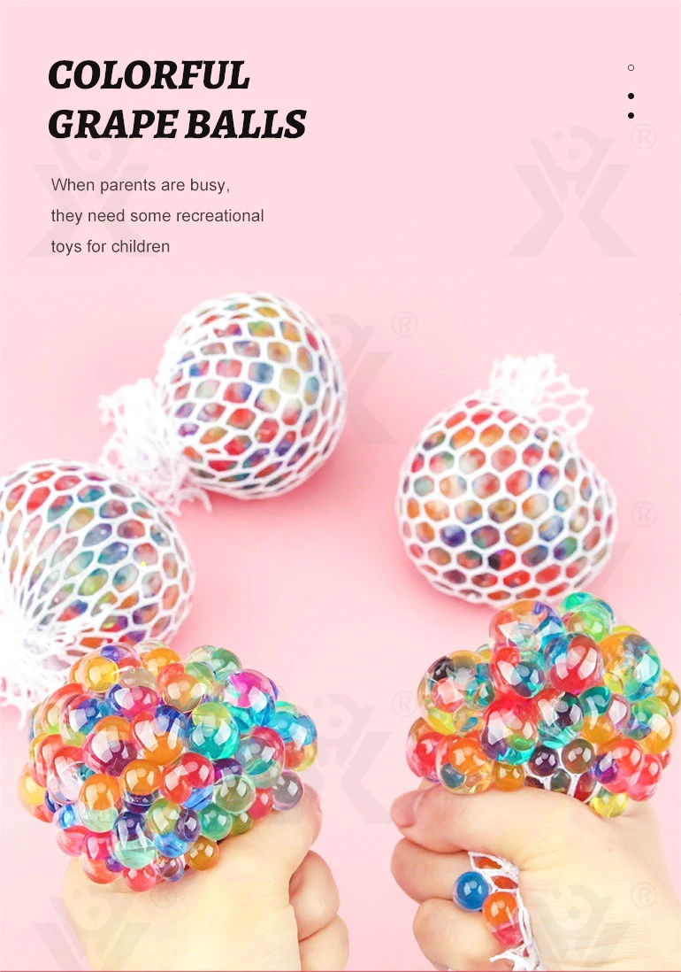 Chengji Fidget Toys Preschool Sensory Relieve Stress Rainbow Soft ...