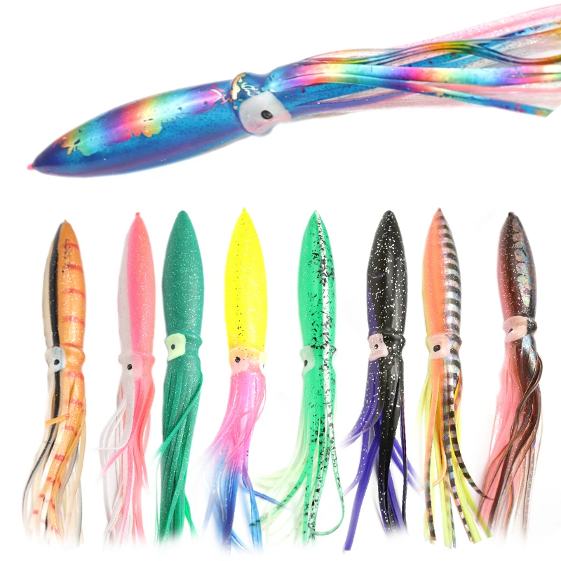 13'' Premium Offshore Bulb Squid Lures for Tuna & Marlin