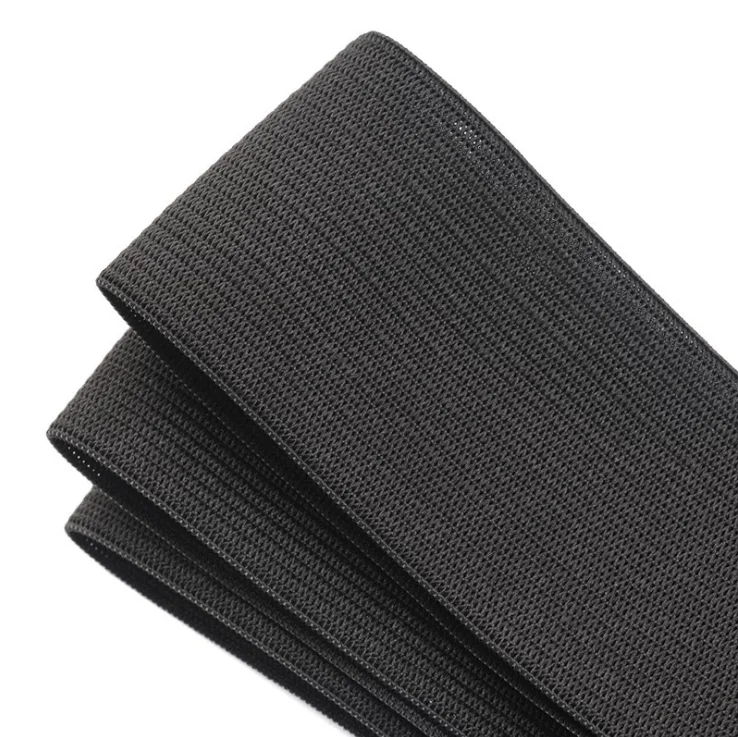 Flat High Quality Polyester Knitted 6 Inch Elastic Band