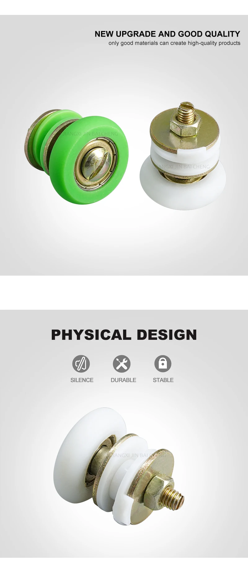 Sliding Shower Door Wheel with 626ZZ Bearing - Durable & Low Noise