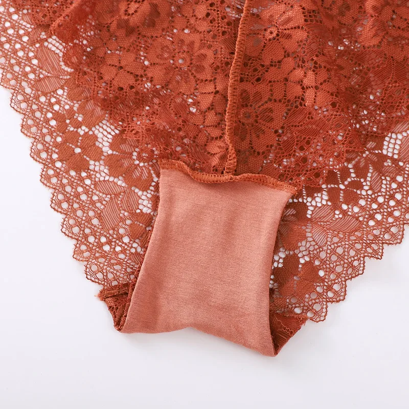 High Cut Lace Panties - Seamless, Anti-Bacterial Underwear