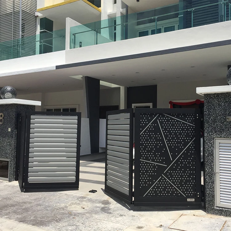 Custom House Design Steel and Aluminum Gates - Durable & Stylish