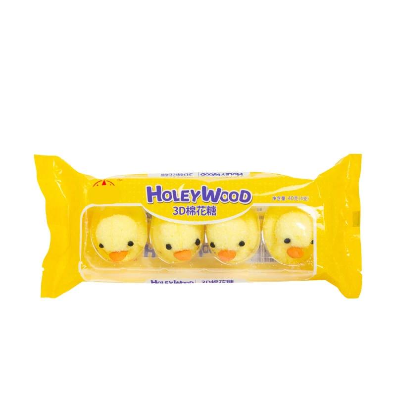 Wholesale Cute Yellow Duck Shaped With Sugar Coated Soft Candy Duck ...