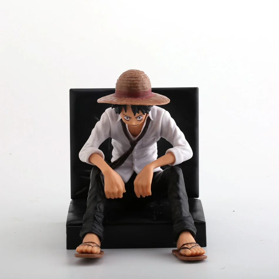 Luffy Sitting with Sofa Figure - Japanese Anime Mini Toy