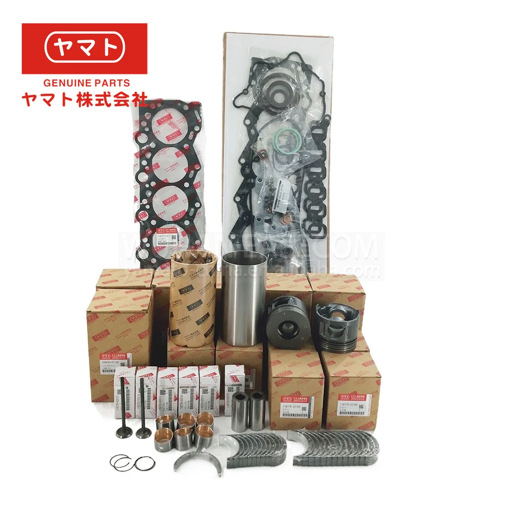 Yanmar Engine Rebuild Kit 119775-22160 for 6LPA-STP2, 4LHA-STP, 6LYA ...