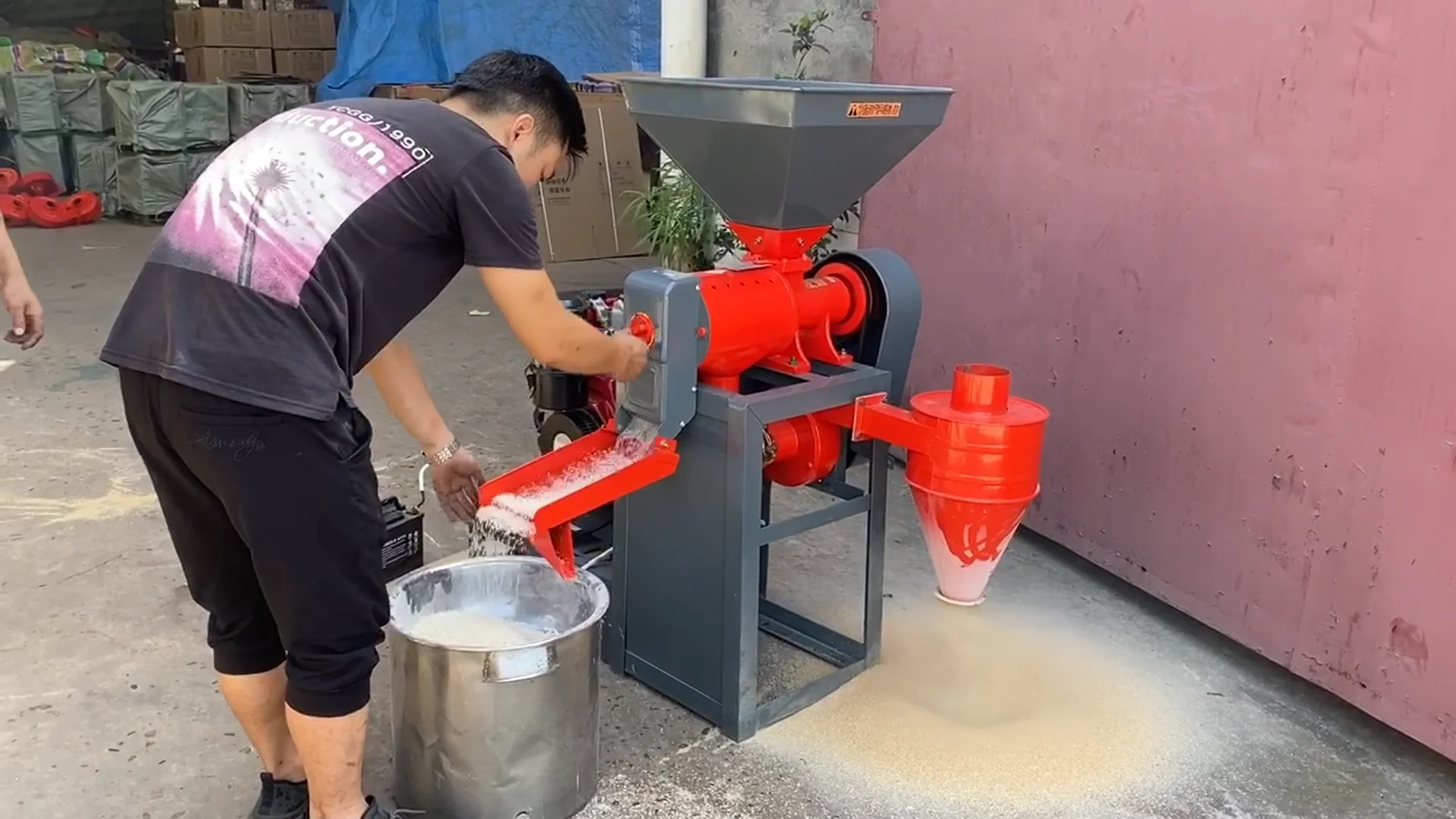 Backbone Machinery Rice Mill Machine Bb-n70d With Diesel Engine ...