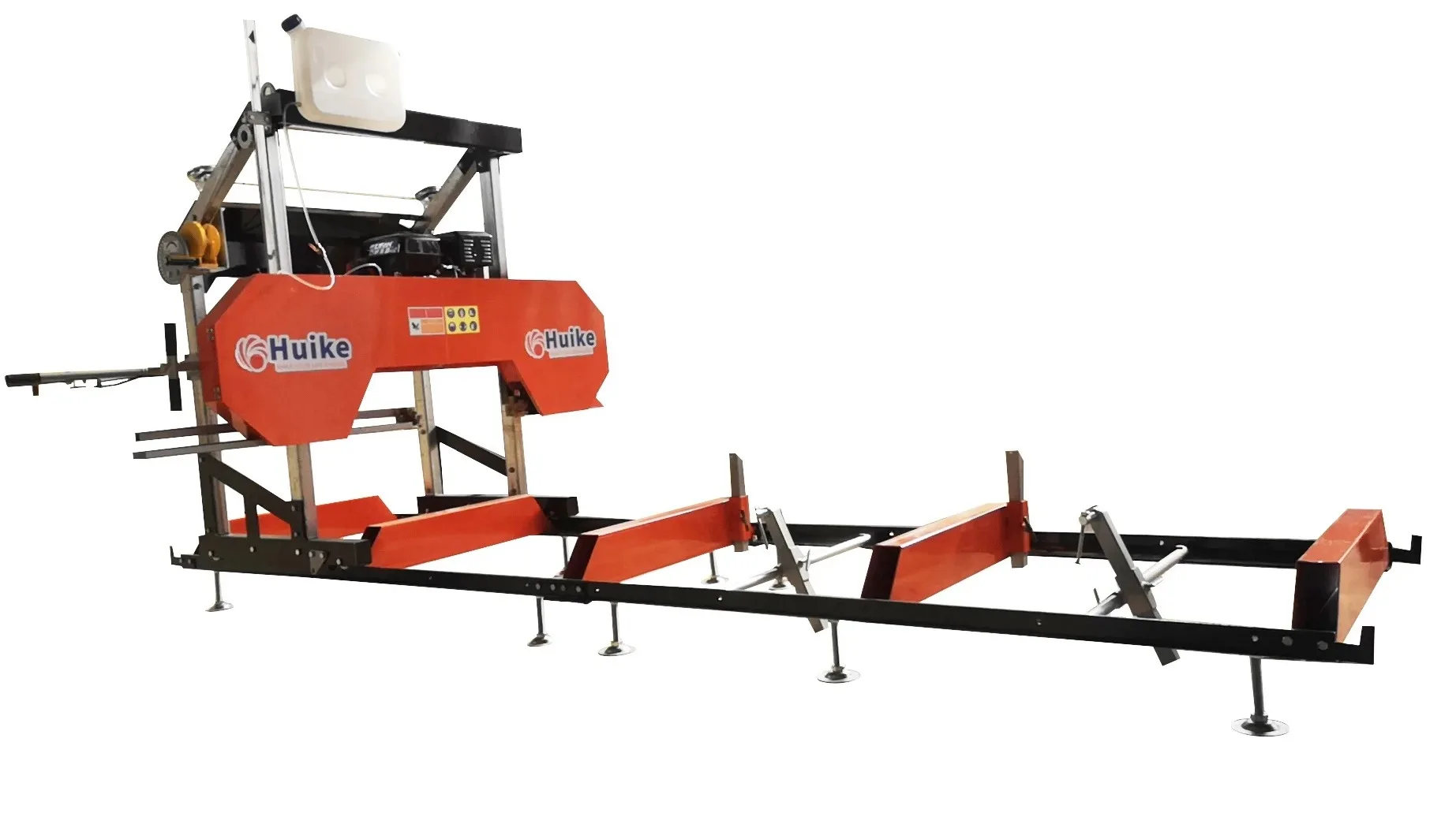 Wood Cutting Machine Gasoline / Electric Sawmill Horizontal Portable ...