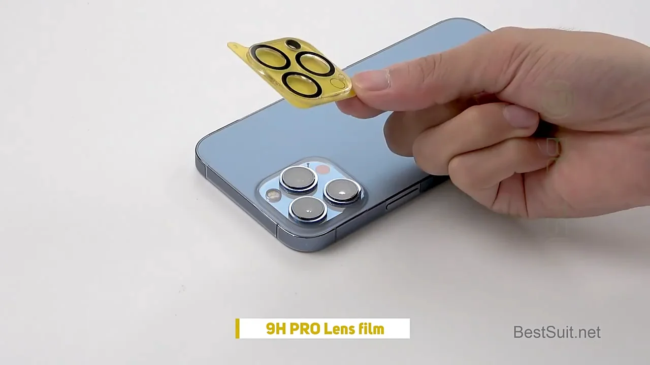 9h Anti-fingerprint Flexible Silk Print Glass Camera Lens Protection ...