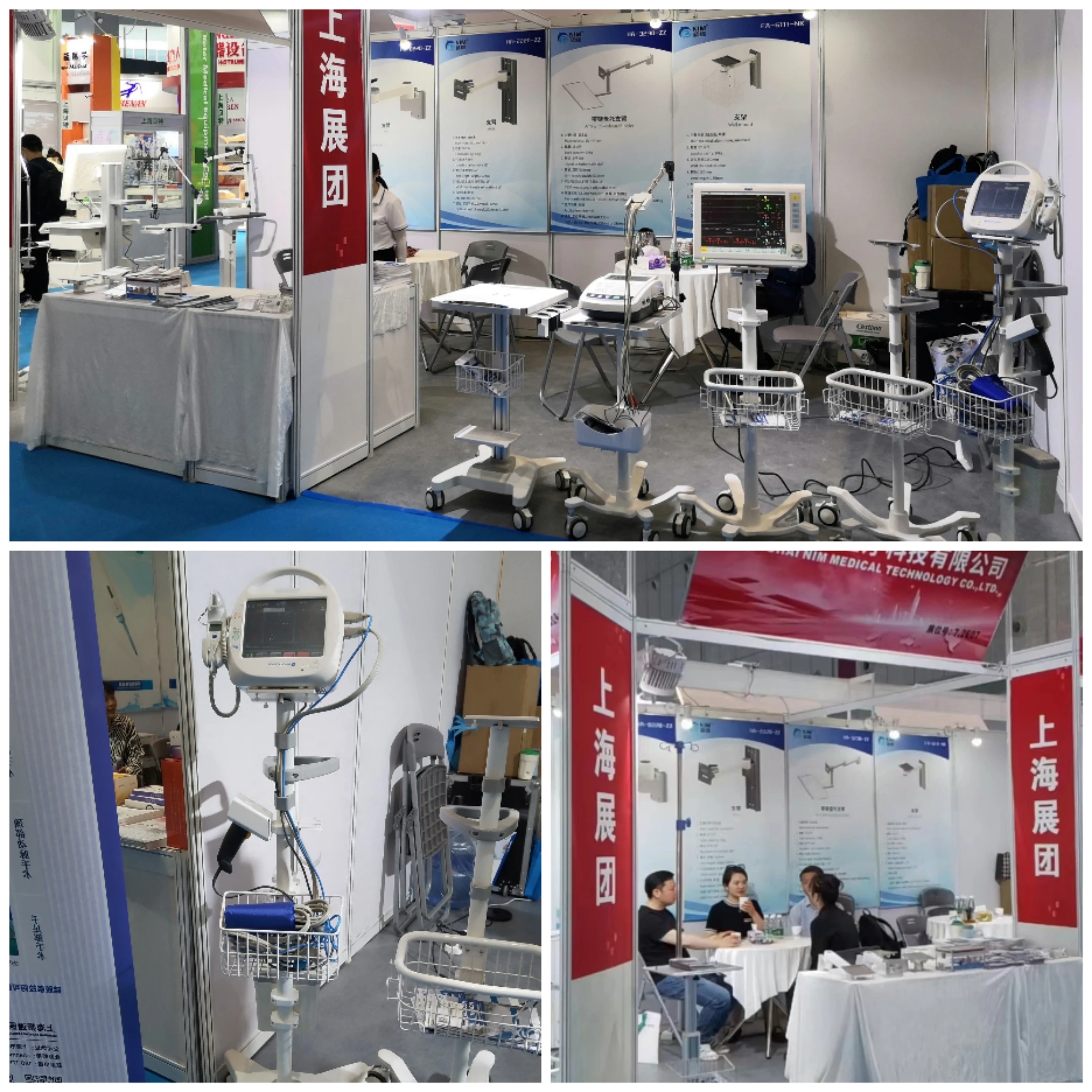 Endoscope System Cart with Computer Stand - Hospital Cystoscope