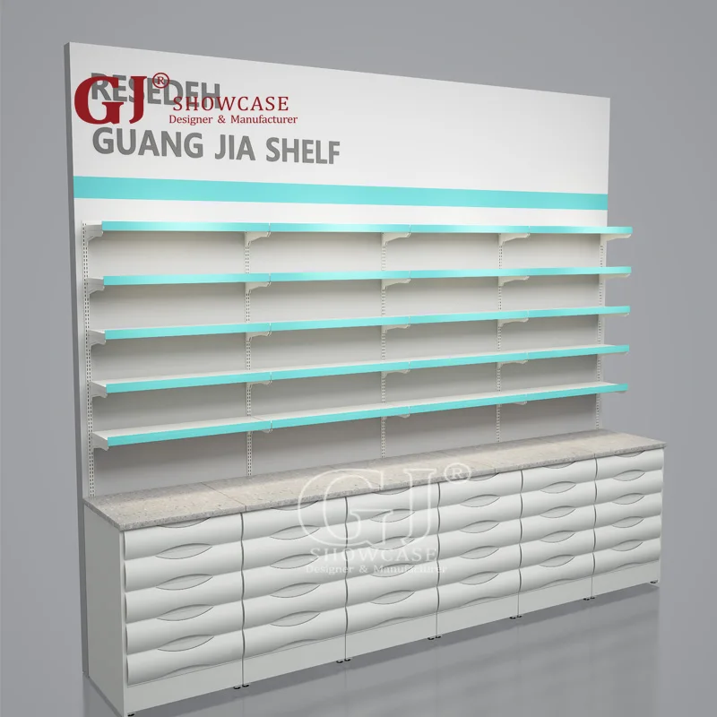 Shop Display Pharmacy Shelves & Medicine Cabinets - Customized Storage ...