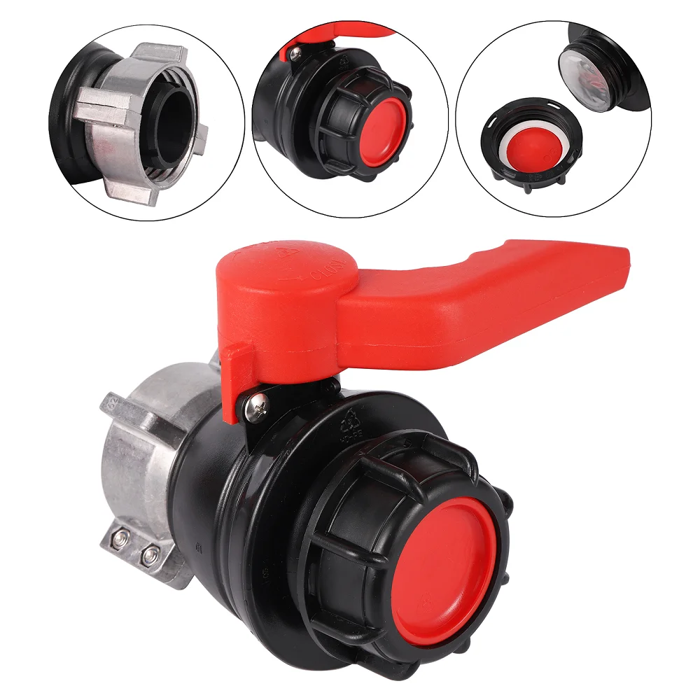 Camlock Ball Valve For Ibc Tote Outlets With Cap And Metal Collar Water ...