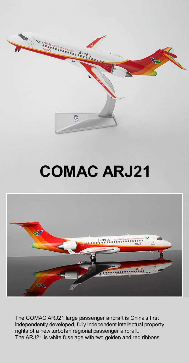 Metal Passenger Airplane 1:100 Arj21 Air China Airways Airplane Model Customized Aircraft Model ...