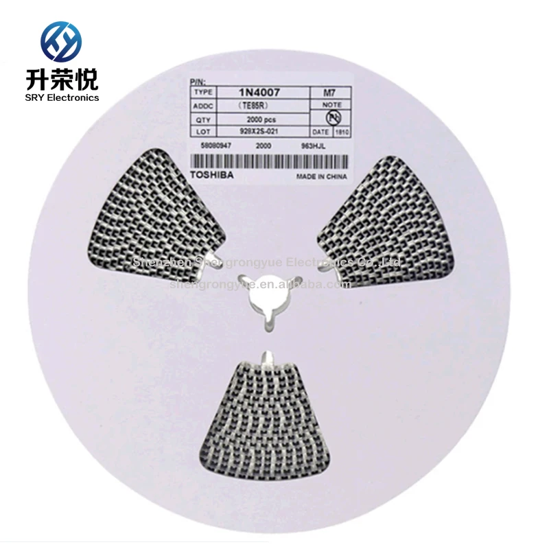 1n4007 Smd Diode A7 1a 1000v Sod-123f 1206 Rectifier Diode - Buy Smd ...