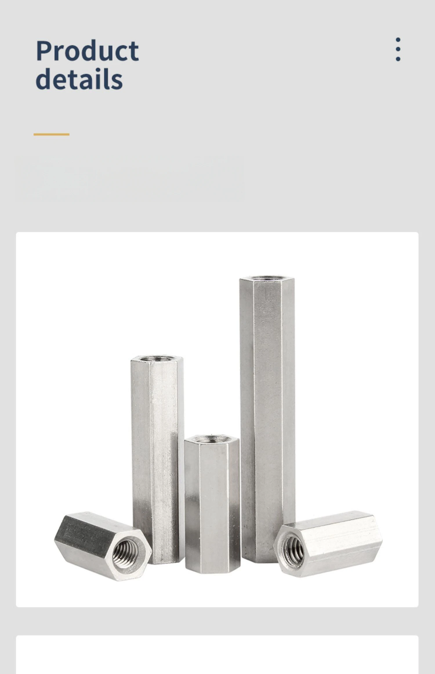 Factory Custom Stainless Steel Standoff Female Threaded Aluminum Hex ...