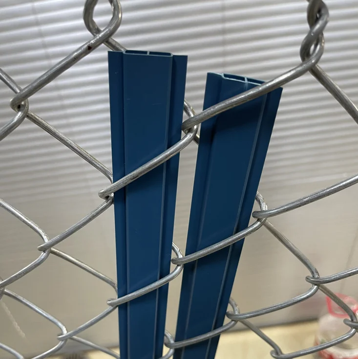 Customizable Chain Link Fence Decorative Strips & Steel Slats