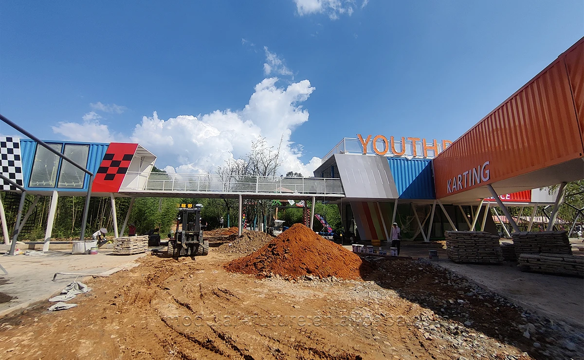 Modular Future Structure Industrial Warehouse Workshop Hanger Container ...