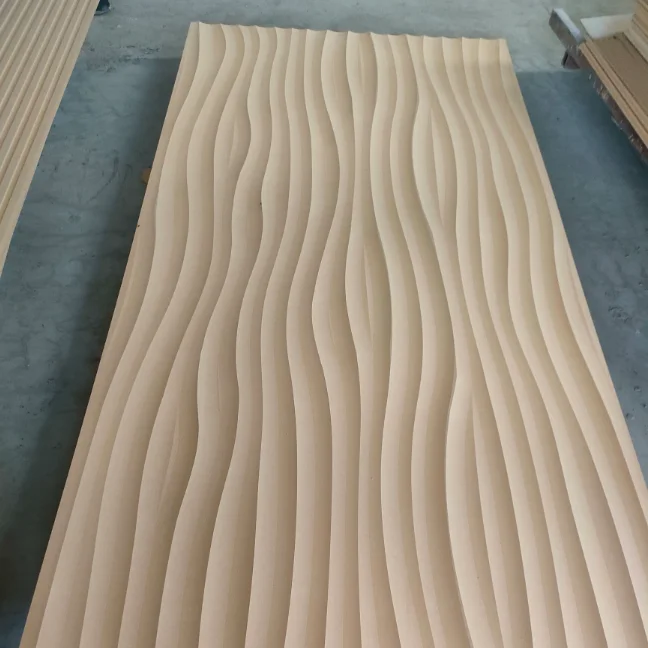 3d Waving Wall Covering Panels Wave Panels - Buy 3d Grooved Mdf Waved ...