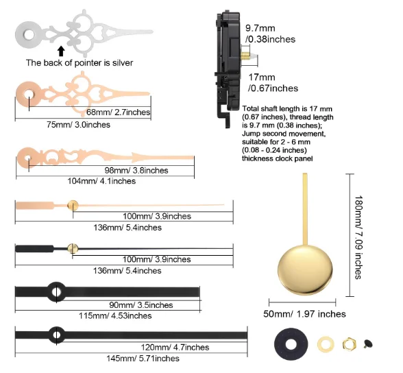 Pendulum Mechanical Mechanism Clock Motor - Pendeluhrwerk Mechanisch