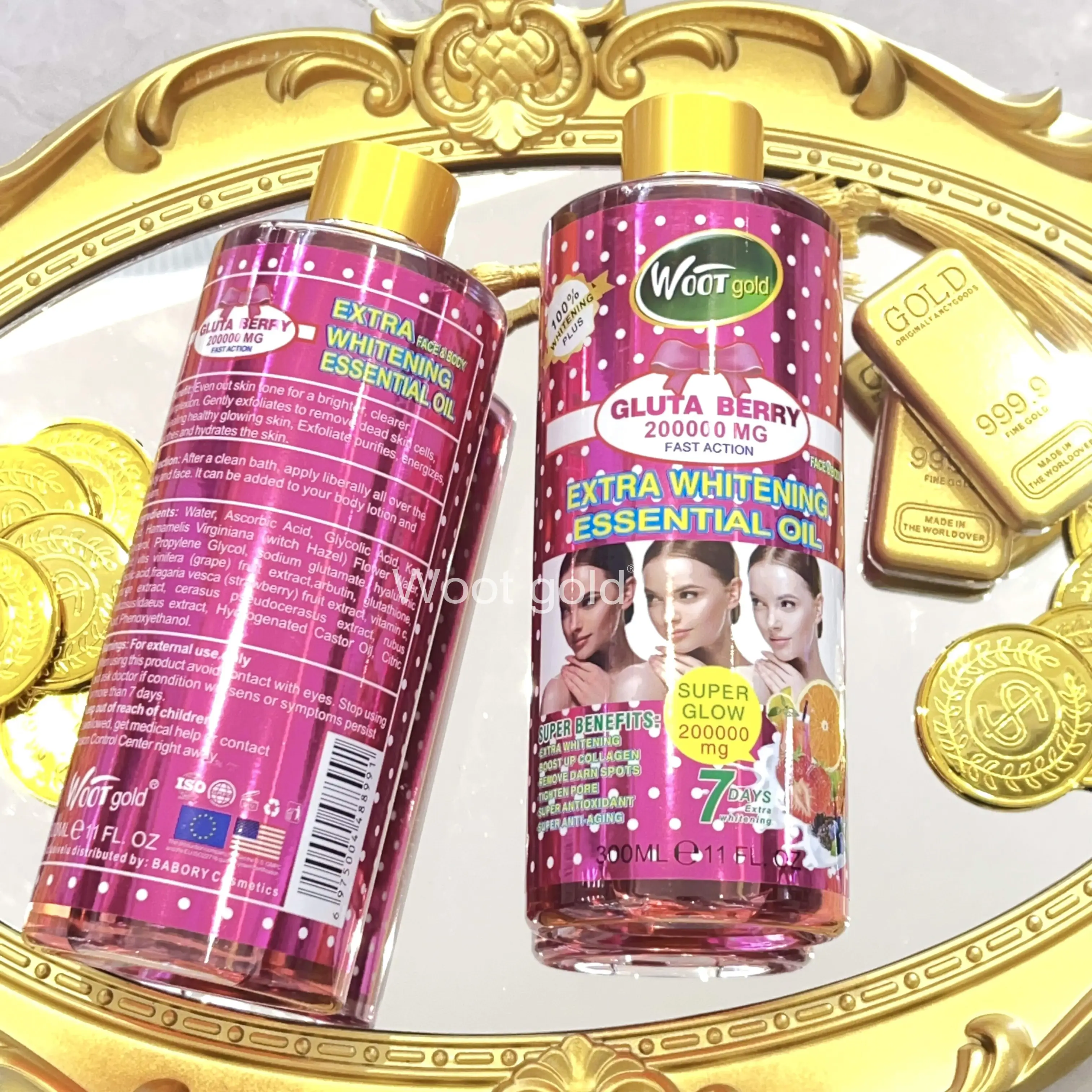 Glowing Booster Lightening Essence Oil with Arbutin Kojic Acid Half ...