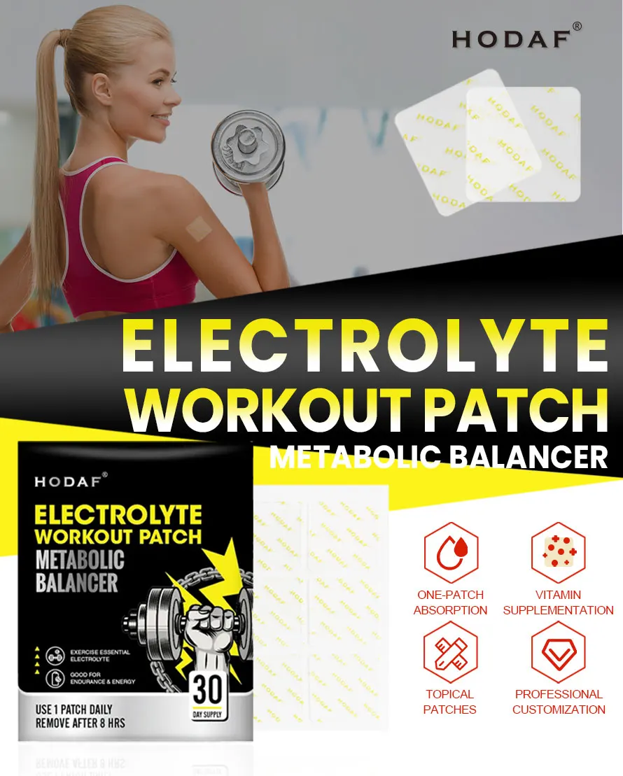 Electrolyte Workout Patches Transdermal Absorption Fast Hydration ...