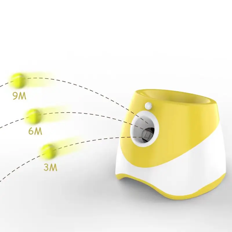 Automatic Dog Toy Ball Launchers Interactive Pet Toy Ball Launcher ...