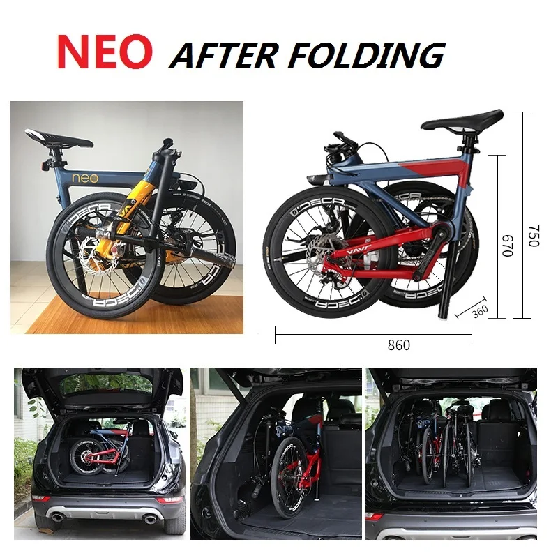 JAVA NEO 20 inch Folding Bikes for Adults Bicycle Foldable 9 Speed ...