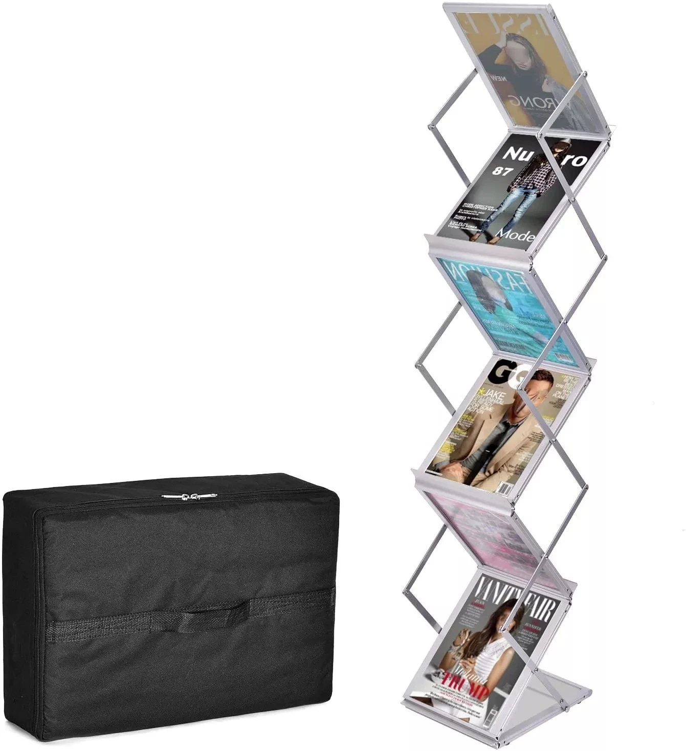 A3 & A4 Catalogue Shelf Magazine Holder Folding Brochure Stand - Buy ...