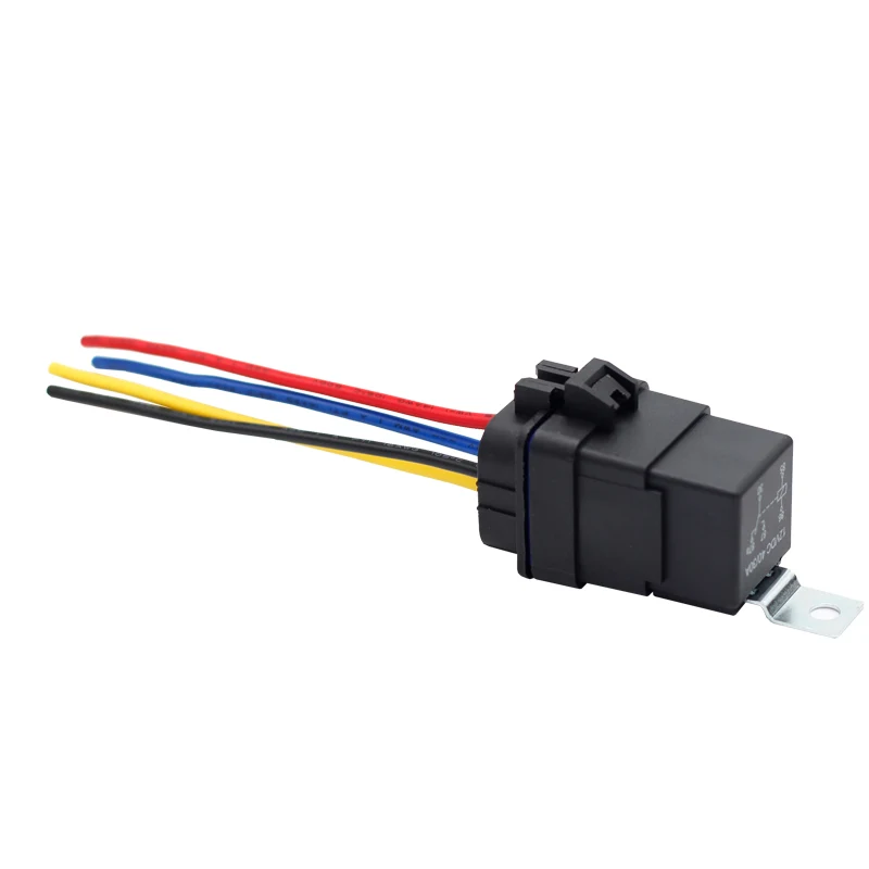 Waterproof 12V 40A Heavy Duty 14AWG SPDT 5 Pin Auto Relay