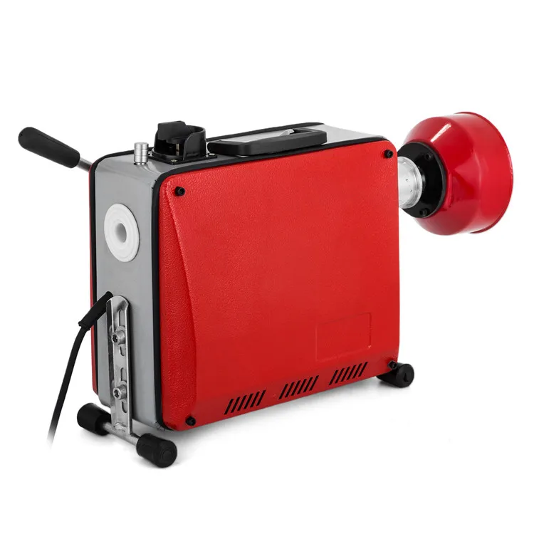 GQ-100 Powerful 100 Foot Sewer Snake Hydro Drain Cleaner Machine ...