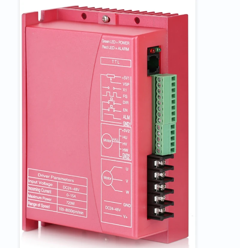 BLDC Motor Driver 48V 10A - 480w Brushless DC Motor Driver