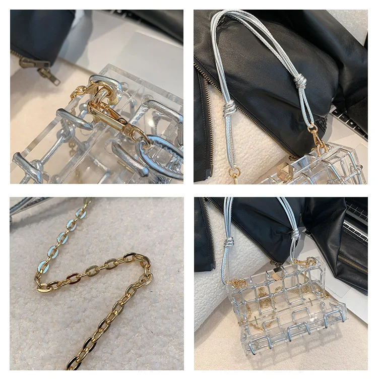 New Design Acrylic Clear Luxury Clutch Bag Small Designer Handbag ...