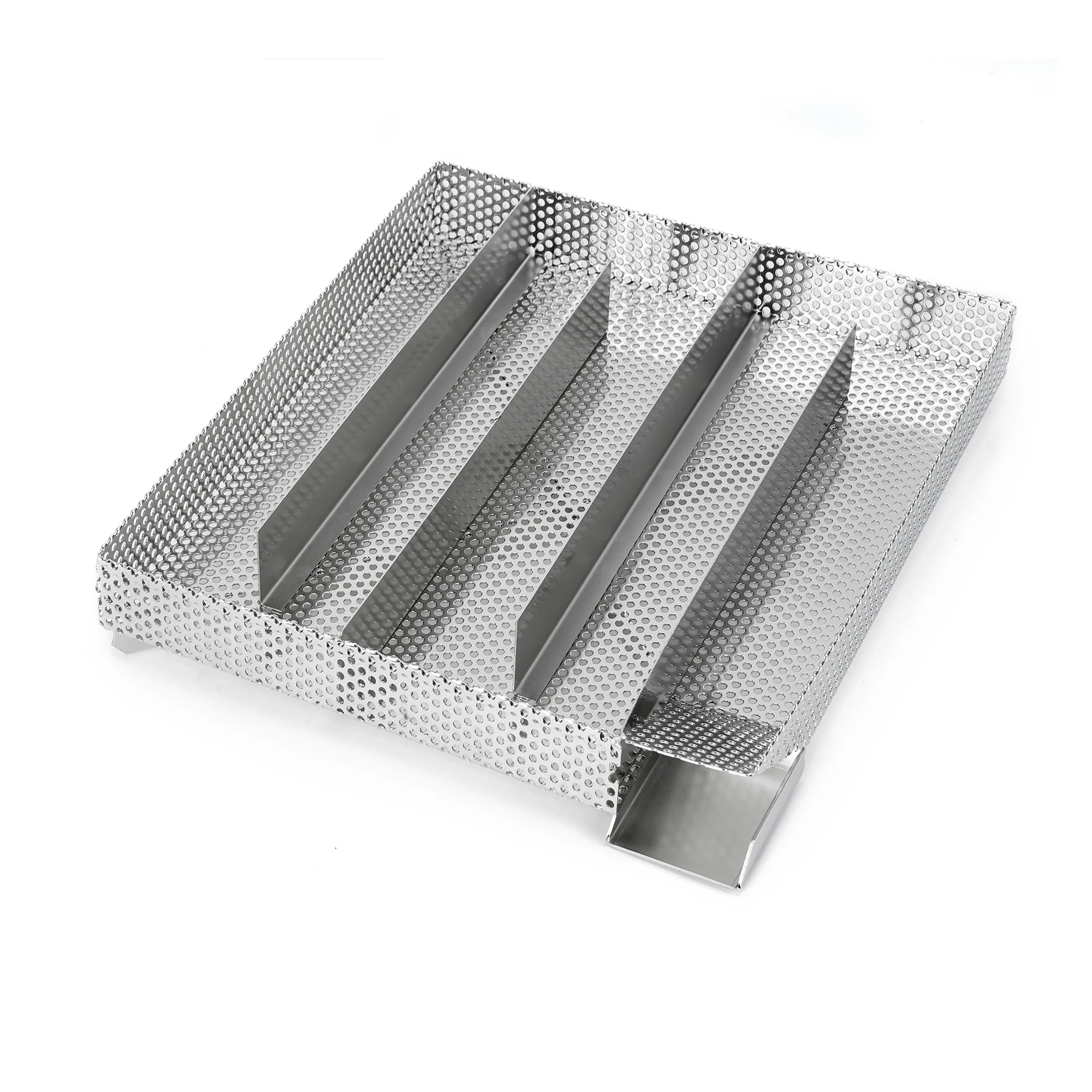 Stainless Steel Rectangle Bigger Size Bbq Spice Smoker Open Box For Gas ...