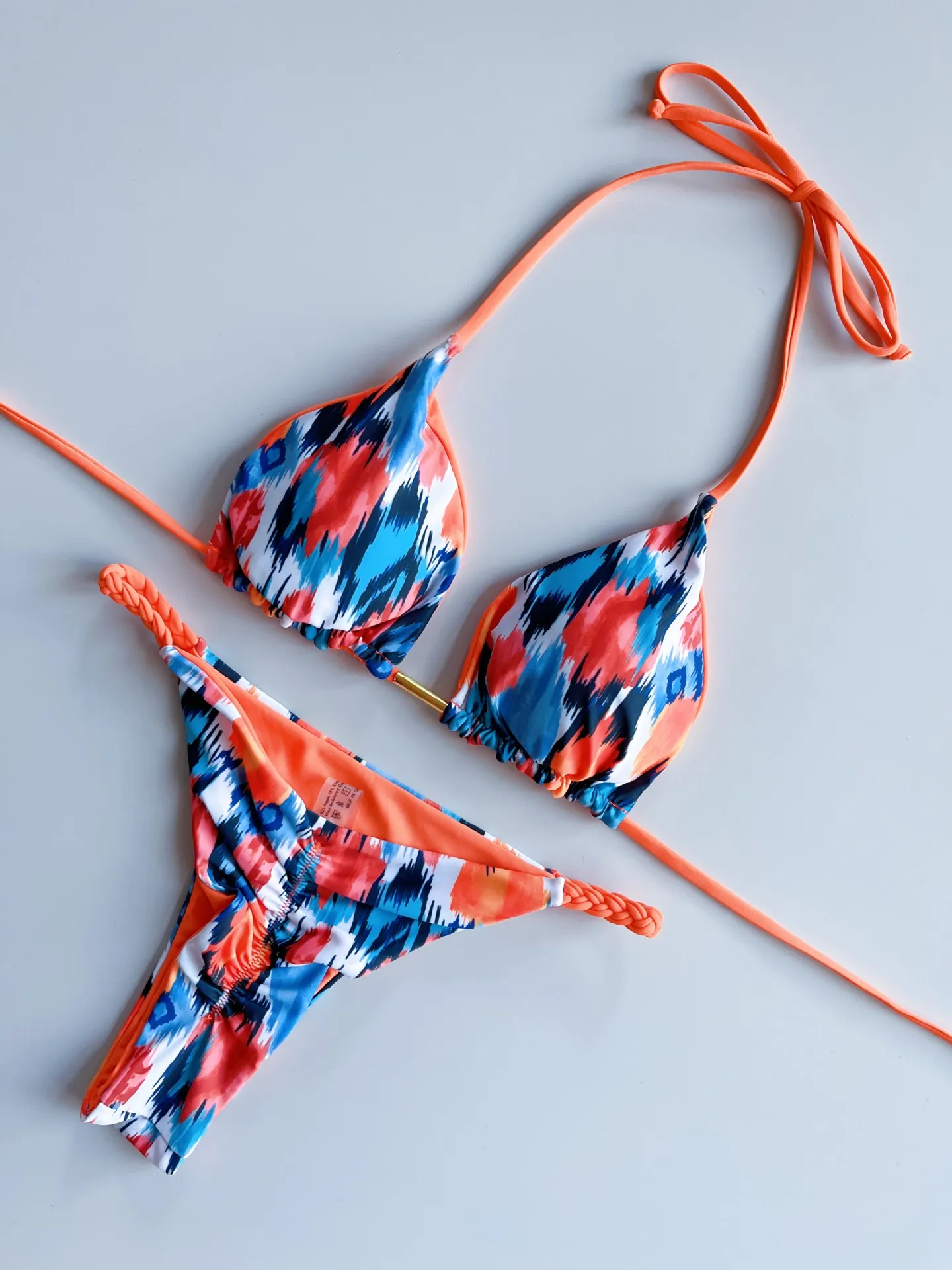 Push Up Swimming Costume Sustainable Super Push Up Bikini Printed Tanga ...