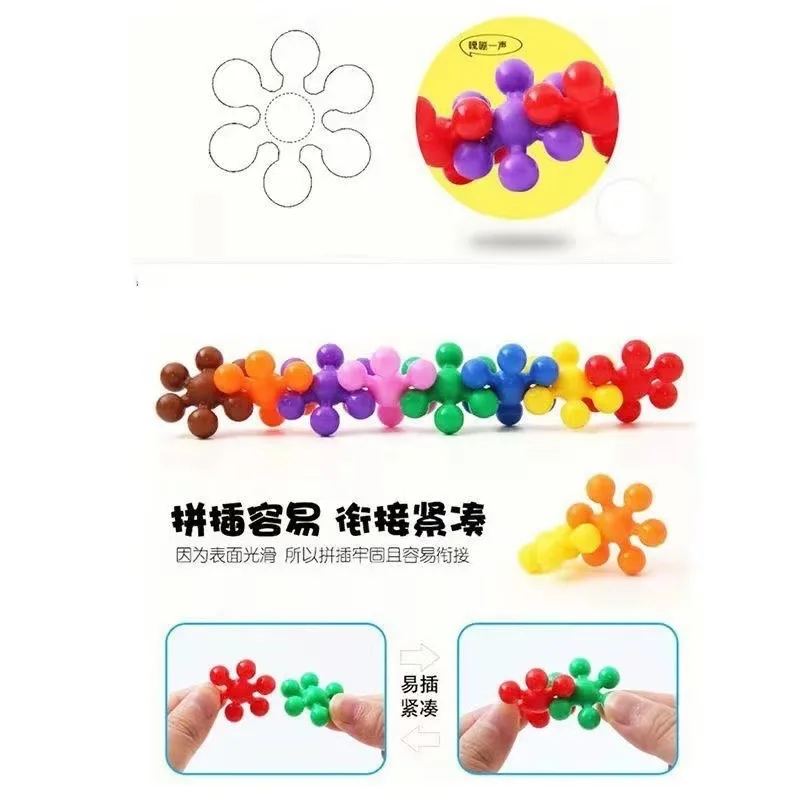 Interlocking Discs Toy - Safe and Educational Building Blocks