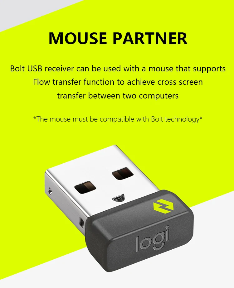 Logitech Logi Bolt / Unifying Usb Receiver Wireless Mouse Keyboard ...