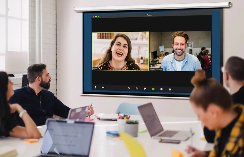 High Quality OEM 80 Inch Retractable SLJ Motorized Electric Projector ...