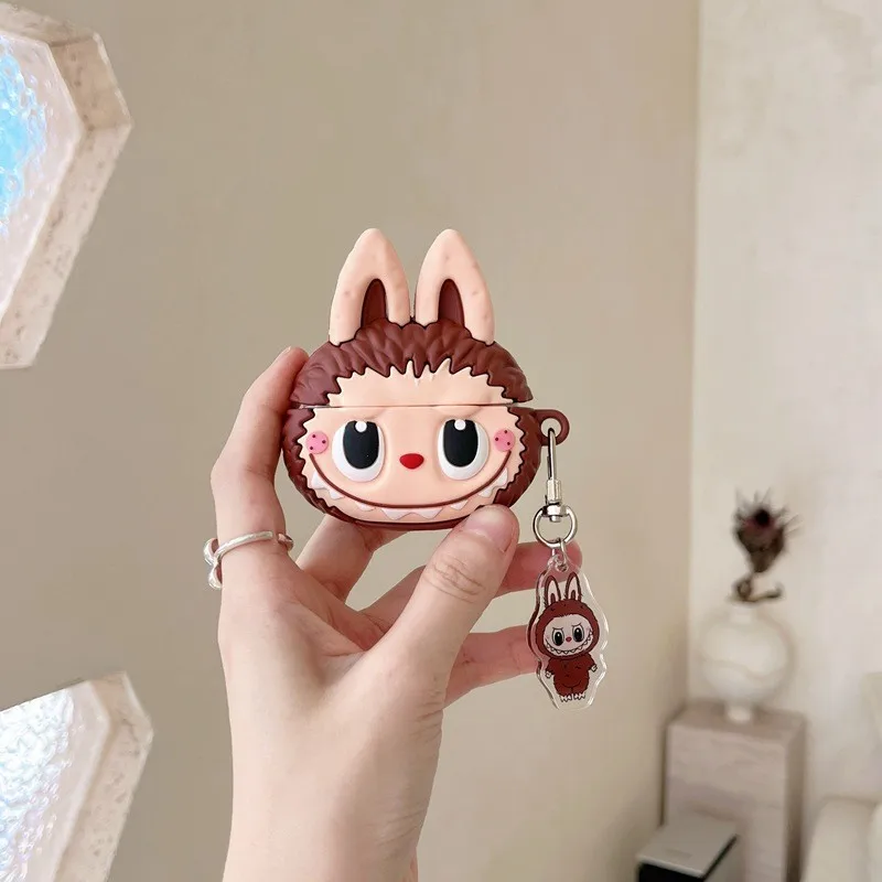 Labubu Earbuds Case for AirPods Pro 2nd/1st Generation with Keychain ...
