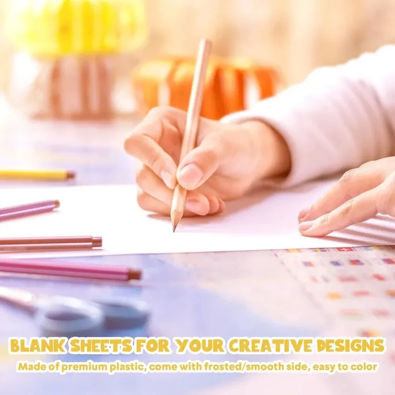 A4 Printable Shrink Sheet Magic Plastic Shrink Paper Diy Craft Paper ...