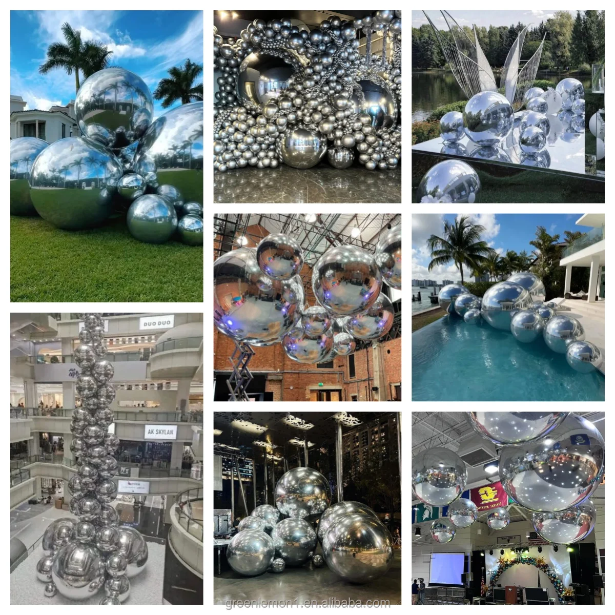 Giant Inflatable Mirror Ball - Perfect Party Decoration