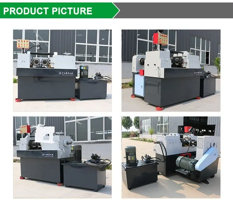 Powerful Rolling Pressure Hydraulic Bolt Threads Making Machine