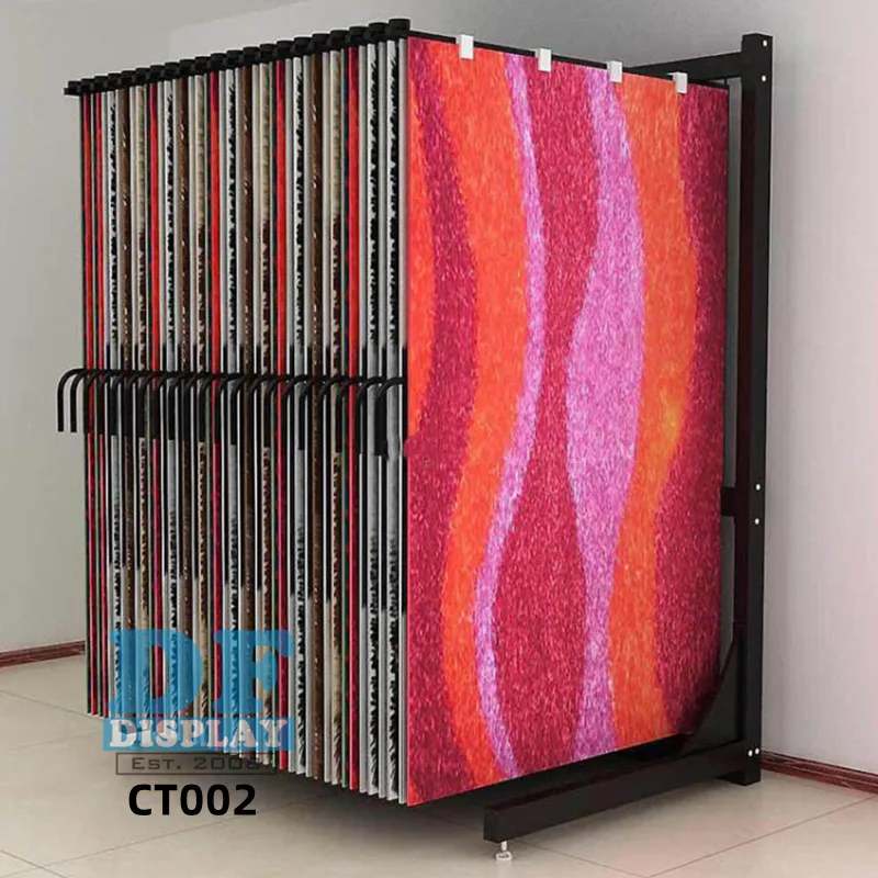 Ct002 Carpet Display Stand Rack For Carpet Sample Display Carpet ...