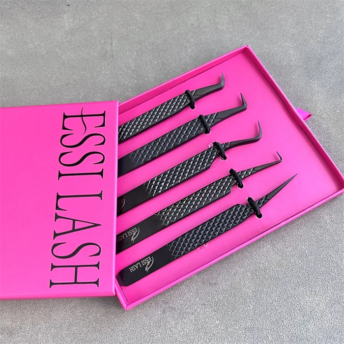 Custom Cardboard Box Packing For Eyelash Tweezers Fiber Tip Eyelash ...