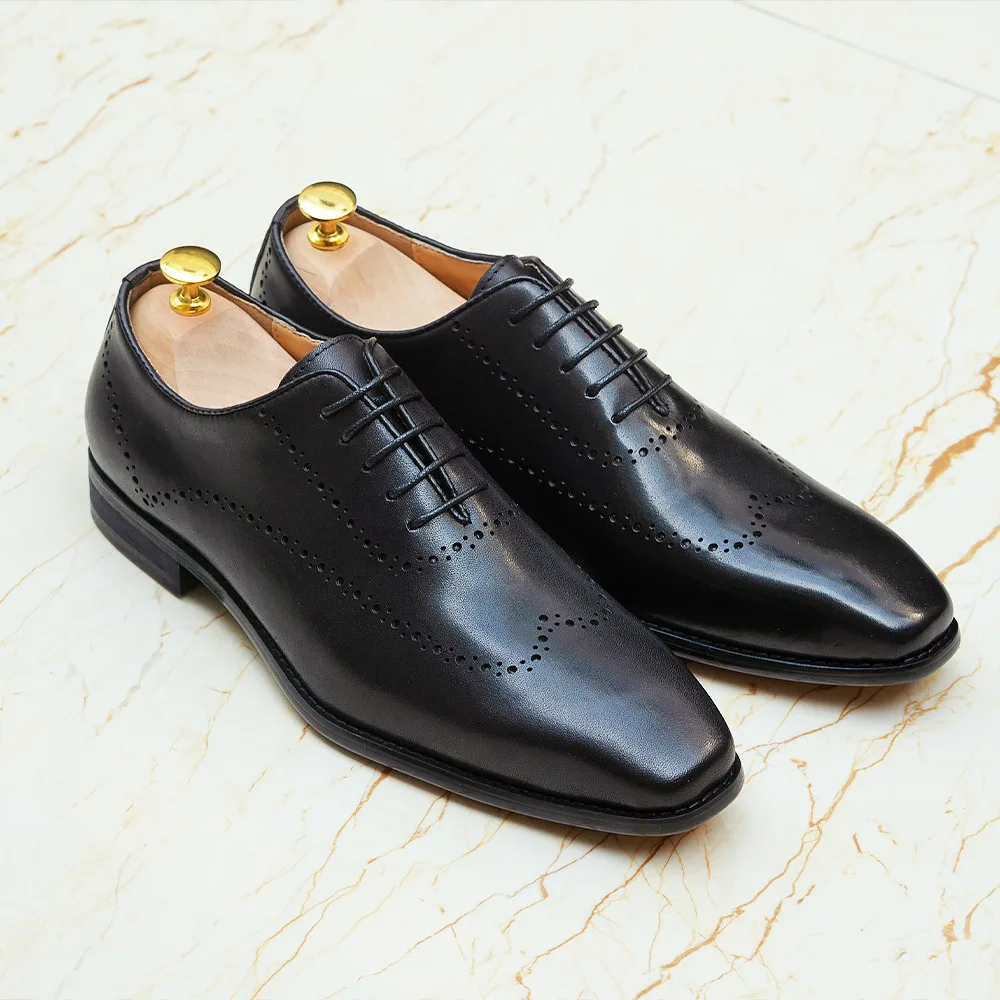 Sh12508a Square Toe Formal Shoes Men Black Shoes 2024 Chaussure ...