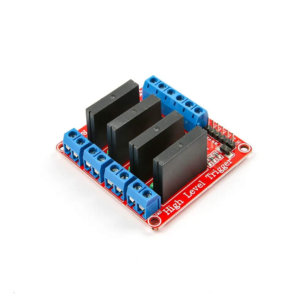 4 Channel 5v Dc Relay Module Solid State High Level G3mb-202p Relay ...
