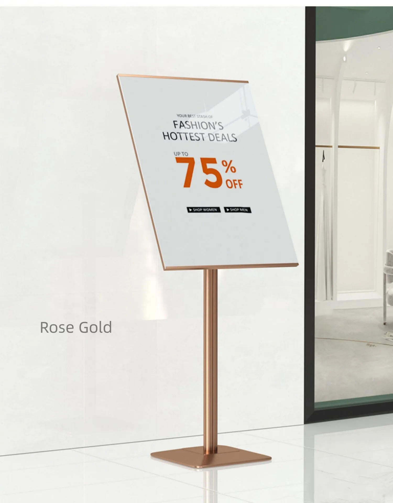 Snap Frame Sign Stand Pedestal Poster Stand With Poster Frame - Buy ...